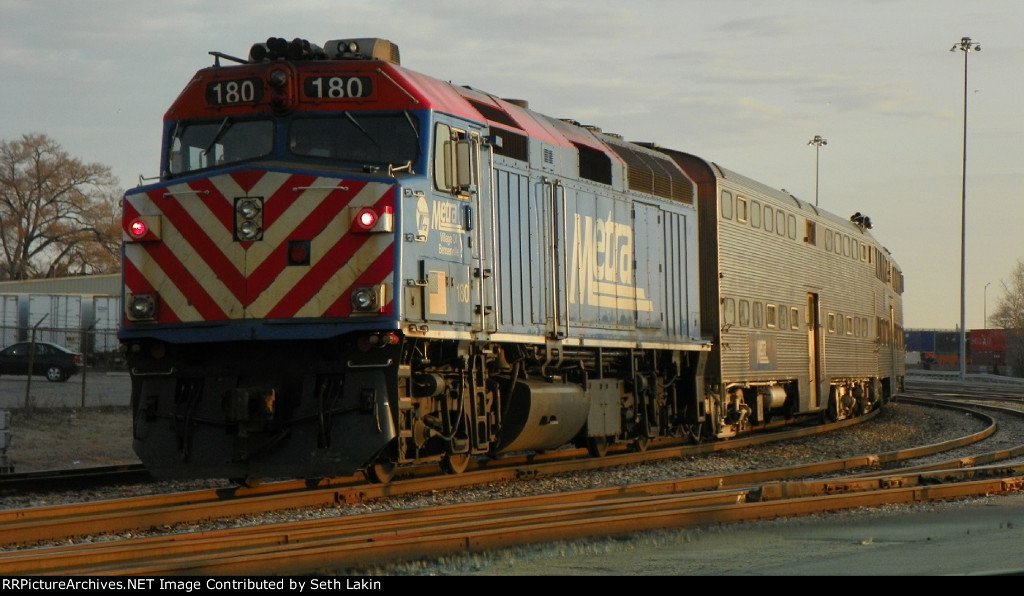 METX 180 and train 608